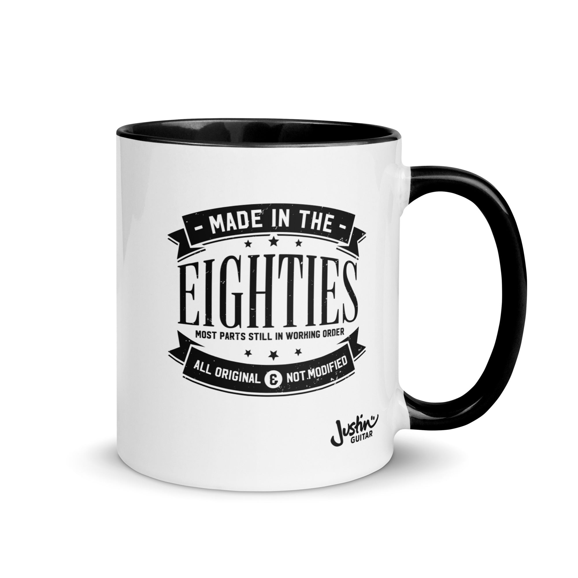 Made in the 80s | Mug with Color Inside – JustinGuitar Merch Store