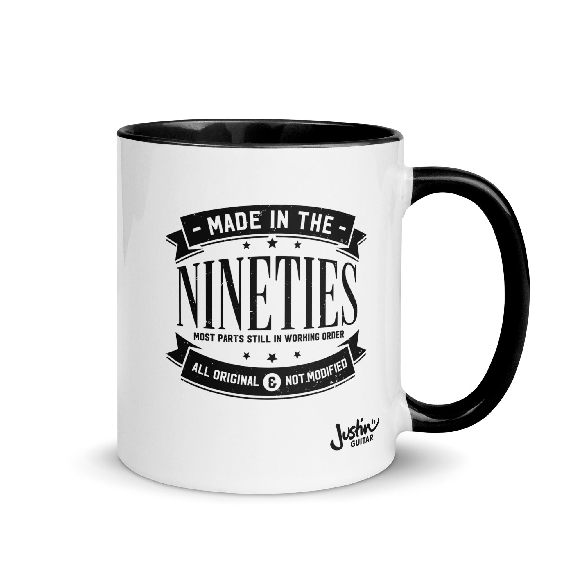 Made in the 90s | Mug with Color Inside – JustinGuitar Merch Store